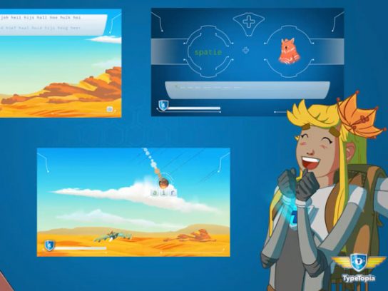 This is how we teach you real blind typing at TypeTopia!